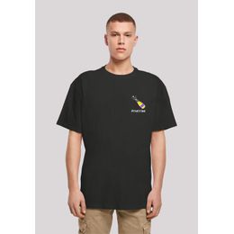 F4NT4STIC Damen T-Shirt "Silvester Party partytime", schwarz, Gr. L, Obermaterial: 100% Baumwolle, Shirts, Print
