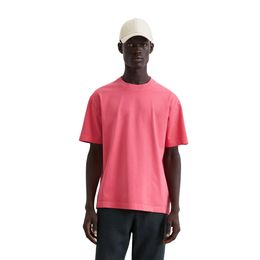 Marc O'Polo MARC O'POLO Damen T-Shirt "aus schwerem Bio-Baumwoll-Jersey", pink, Basic, Gr. S, unifarben, Obermaterial: 100% Baumwolle, Shirts