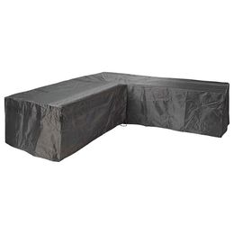 Gartenmöbel-Schutzhülle AEROCOVERS, B:100cm H:70cm L:255cm, grau, Polyester, Planen, "Loungehülle 255x255x100xH70", Loungehülle 255x255x100xH70 cm
