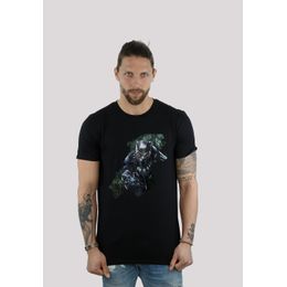 F4NT4STIC Damen T-Shirt "Marvel Black Panther Wild Sillhouette", schwarz, Gr. XXL, Obermaterial: 100% Baumwolle, Shirts, Print