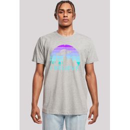 F4NT4STIC Herren T-Shirt "I BELIEVE UFO Alien Raumschiff Retro", grau, Gr. S, Obermaterial: 100% Baumwolle, Shirts, Premium Qualität