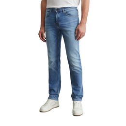 Marc O'Polo MARC O'POLO Herren Regular-fit-Jeans "aus Bio-Baumwoll-Mix", blau, Gr. 38, unifarben, Obermaterial: 98% Baumwolle, 2% Elasthan, Jeans