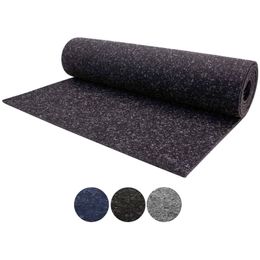 Nadelvliesteppich "TURBO, Made in Belgium", B : 200cm 1 Stk., 5mm, 7 qm qm, L: 350cm, grau, PRIMAFLOR-IDEEN IN TEXTIL, Teppiche, robust und