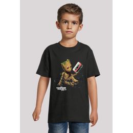 F4NT4STIC M&auml;dchen T-Shirt "Marvel Guardians Of The Galaxy Vol2 Groot Tape", schwarz, Gr. 110, Obermaterial: 100% Baumwolle, Shirts, Premium Qualit&auml;t