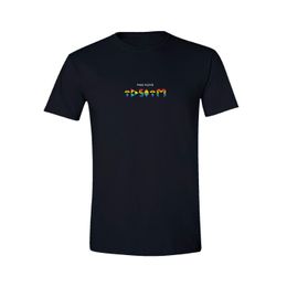 F4NT4STIC Damen T-Shirt "Pink Floyd TDSOTM Rainbow", schwarz, Gr. L, Obermaterial: 100% Baumwolle, Shirts, Fan Merchandise