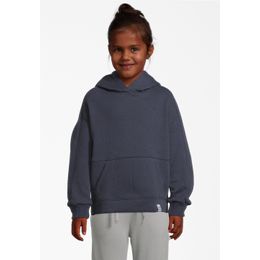 NEWLIFE Jungen Kapuzensweatshirt, blau, Gr. 3, unifarben, 65% Baumwolle, 35% Polyester, Sweatshirts, im modischen Design