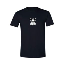 F4NT4STIC Damen T-Shirt "Disney Micky Maus Unisex T-Shirt", schwarz, Gr. XL, Obermaterial: 100% Baumwolle, Shirts, Fan, Merchandise, Disney