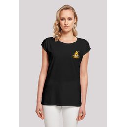 F4NT4STIC Damen T-Shirt "Rubber Duck Wizard Short Sleeve", schwarz, Gr. L, Obermaterial: 100% Baumwolle, Shirts, Print