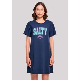 F4NT4STIC Damen T-Shirt "Beach Summer Vacation Salty", blau, Gr. XS, Obermaterial: 100% Baumwolle, Shirts, Premium Qualit&auml;t