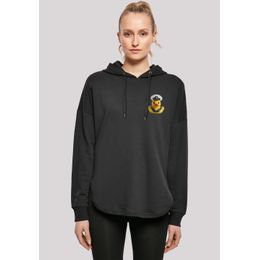 F4NT4STIC Damen Kapuzenpullover "Rubber Duck Captain OVERSIZE HOODIE", schwarz, Gr. XS, Obermaterial: 100% Baumwolle, Pullover, Print