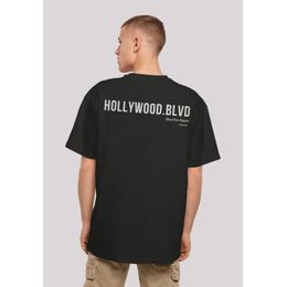F4NT4STIC Herren T-Shirt "Hollywood blvd OVERSIZE TEE", schwarz, Gr. XL, Obermaterial: 100% Baumwolle, Shirts, Print