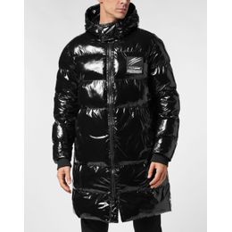 Plein Sport Herren Daunenjacke "Jacke", schwarz, Gr. XXL, Obermaterial: 100% Nylon; Futter: 100% Nylon; Füllung: 100% Polyester, Jacken