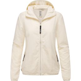 Ragwear Damen Outdoorjacke "Vinzie B", beige, Gr. XS, 100% Nylon, Jacken, Leichte Übergangsjacke mit Kapuze