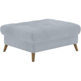 Hockerbank MR. COUCH, B:102cm H:46cm T:82cm, blau, Novaclean Avanti (100% Polyester), Hocker, "Blackburn II", Passend zu der Garnitur, mit
