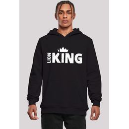 F4NT4STIC Herren Kapuzenpullover "Disney K&ouml;nig der L&ouml;wen Movie Crown", schwarz, Gr. XS, Obermaterial: 65% Baumwolle, 35% Polyester, Pullover, Print