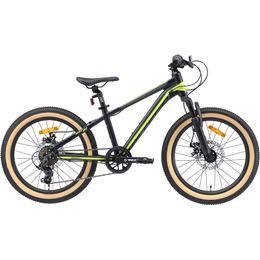 Bikestar Jugendfahrrad, 30cm, 20 Zoll (50,80cm), schwarz, Fahrräder