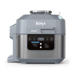 Ninja Heißluftfritteuse "Speedi Rapid Cooking System ON400EU 10-in-1", B:27,9cm H:34,5cm T:33,8cm, grau, Fritteusen, Air Fry, Grill, Backofen,