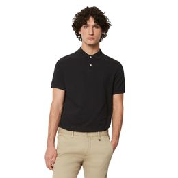 Marc O'Polo MARC O'POLO Herren Poloshirt "aus Organic Cotton-Stretch", schwarz, Gr. XXL, unifarben, Obermaterial: 95% Baumwolle, 5% Elasthan, Shirts