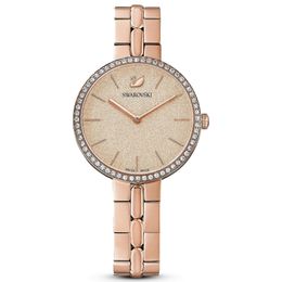 Swarovski Damen Quarzuhr "COSMOPOLITAN", rosa, Armbanduhren, Armbanduhr, Damenuhr, Swarovski-Kristalle, Swiss Made