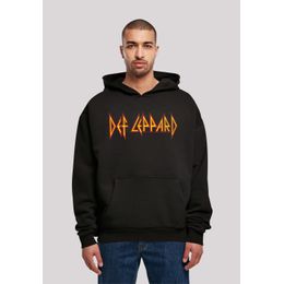 F4NT4STIC Herren Kapuzenpullover "Def Leppard Shatter Logo", schwarz, Gr. L, Obermaterial: 100% Baumwolle, Pullover, Premium Qualität