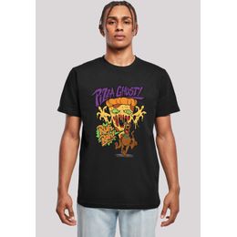F4NT4STIC Herren T-Shirt "Scooby Doo Pizza Ghost Geist", schwarz, Gr. S, Obermaterial: 100% Baumwolle, Shirts, Herren,Premium