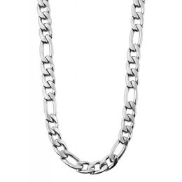 Adelia´s ADELIA ́S Damen Kette ohne Anhänger "Neuheit 2025 - Unisex Edelstahl Figarokette Halskette", 55, Edelstahl, silber, Edelstahl, Halsketten