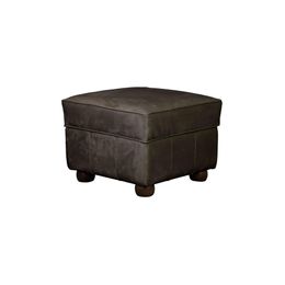 Polsterhocker Home Affaire, B:55cm H:73cm T:55cm, braun, 100% Polyester, Hocker, "CHARENTE, Chesterfield Hocker, Ma&szlig;e B/T/H: 55/55/73 cm", passend