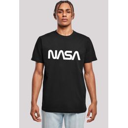 F4NT4STIC Herren T-Shirt "NASA Modern Logo Black", schwarz, Gr. XXL, Obermaterial: 100% Baumwolle, Shirts, Herren,Premium