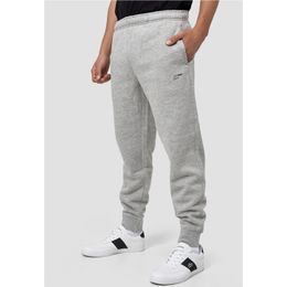 MIKON Herren Sweathose, grau, Gr. XXL, unifarben, 65% Baumwolle, 35% Polyester, Hosen, im lockeren Schnitt