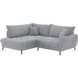 Ecksofa MR. COUCH, B:230cm H:71cm T:190cm, grau, Memphis (Grundgewebe - 100% Polyester; Nutzschicht- 90% Polyester / 10% Polyamide), Wohnzimmer,