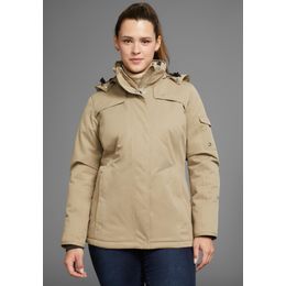 Maier Sports Damen Winterjacke "TAMI", beige, Gr. 42, Obermaterial: 100% Polyester, Jacken, Wasserdicht & Winddicht & Atmungsaktiv