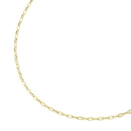 Luigi Merano Damen Goldkette "fantasief&ouml;rmig mit diamantierten Gliedern, Gold 375", 45cm, Gelbgold 375, gold, Gelbgold 375, Halsketten