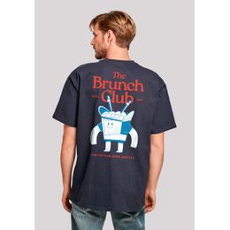 F4NT4STIC Damen T-Shirt "The Brunch Club", blau, Gr. L, Obermaterial: 100% Baumwolle, Shirts, Premium Qualit&auml;t