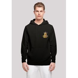 F4NT4STIC Herren Kapuzenpullover "Rubber Duck Viking HOODIE UNISEX", schwarz, Gr. XL, Obermaterial: 50% Baumwolle, 50% Polyester, Pullover, Print