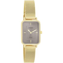 Oozoo Damen Quarzuhr, gold, Armbanduhren, Armbanduhr, Damenuhr, Edelstahlarmband, analog