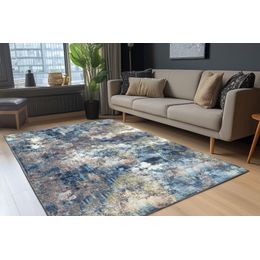 Teppich Obsession, B:80cm H:12mm L:150cm, bunt, Polyester, Wohnzimmer, Teppiche, "Posh 301", modernes Design, bedruckte Qualit&auml;t, Wohnzimmer