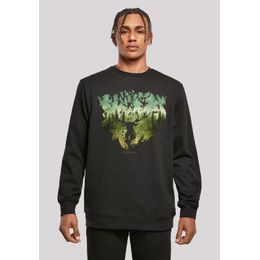 F4NT4STIC Herren Sweatshirt "Harry Potter Magical Forest", schwarz, Gr. M, Obermaterial: 50% Baumwolle, 50% Polyester, Sweatshirts, Print