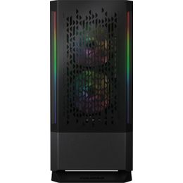 Cougar Gaming-Gehäuse "Mid Tower MX430 Air RGB", schwarz, Computergehäuse