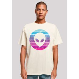 F4NT4STIC Damen T-Shirt "Alien Kopf", beige, Gr. XXL, Obermaterial: 100% Baumwolle, Shirts, Premium Qualit&auml;t