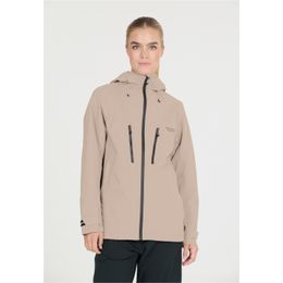WEATHER REPORT Damen Outdoorjacke "Harbor", beige, Gr. 36, unifarben, 100% Polyester, Jacken, mit 20.000 mm Wassers&auml;ule und Top-Atmungsaktivit&auml;t