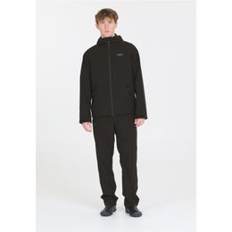 WEATHER REPORT Herren Outdoorjacke "Gust", schwarz, Gr. XXL, unifarben, 100% Polyester, Jacken, für wasserfesten Rundum-Schutz