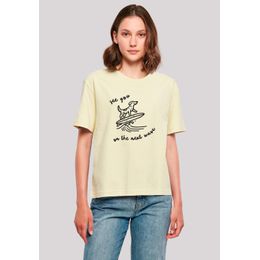 F4NT4STIC Damen T-Shirt "See You On The Next Wave", gelb, Gr. XS, Obermaterial: 100% Baumwolle, Shirts, Premium Qualität