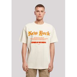 F4NT4STIC Herren T-Shirt "New York OVERSIZE TEE", beige, Gr. S, Obermaterial: 100% Baumwolle, Shirts, Print