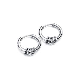 Firetti Damen Paar Creolen "Schmuck Geschenk Circles", 15mm, Edelstahl, silber, Edelstahl, Ohrringe, Einhänger abnehmbar