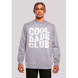 F4NT4STIC Herren Sweatshirt "Cool Dads Club Vintage Vatertags Design für Väter", grau, Gr. M, Obermaterial: 50% Baumwolle, 50% Polyester,