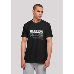 F4NT4STIC Damen T-Shirt "Harlem TEE UNISEX", schwarz, Gr. S, Obermaterial: 100% Baumwolle, Shirts, Print