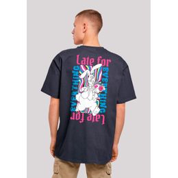 F4NT4STIC Damen T-Shirt "Alice im Wunderland", blau, Gr. S, Obermaterial: 100% Baumwolle, Shirts, Nostalgie, Retro Print, Kinderserie