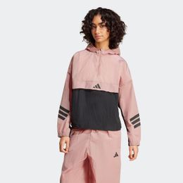 Damen Windbreaker "W FI 3S WB", rosa, Gr. M, adidas Sportswear, Obermaterial: 100% Polyamid, Jacken