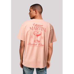 F4NT4STIC Herren T-Shirt "Espresso Martini Social Club", gelb, Gr. XL, Obermaterial: 100% Baumwolle, Shirts, Premium Qualität