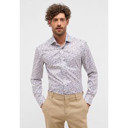 Eterna Herren Langarmhemd "SLIM FIT", grau, Gr. 40, Twill, 100% Baumwolle, Hemden, NON IRON (b&uuml;gelfrei)